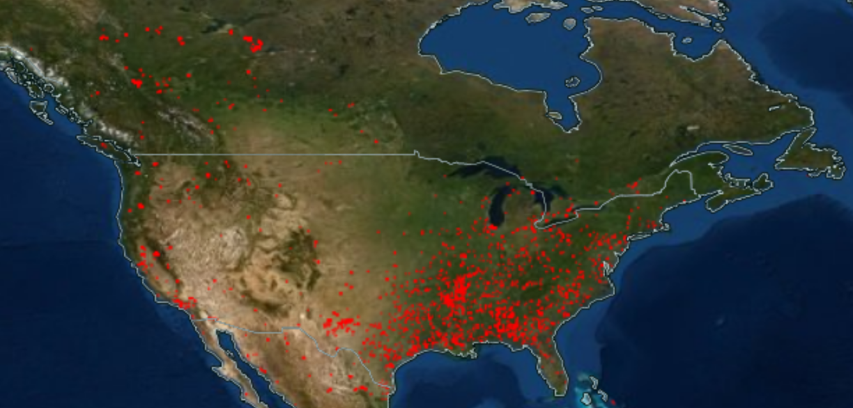FIRMS Fire Data 091622.png | NASA Applied Sciences