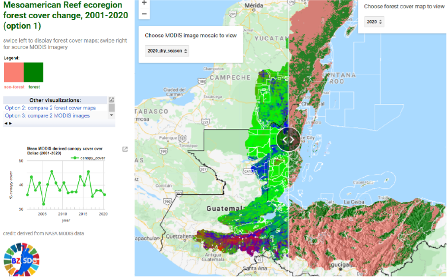 Protecting the Belize Barrier Reef System Biodiversity 1.png | NASA ...