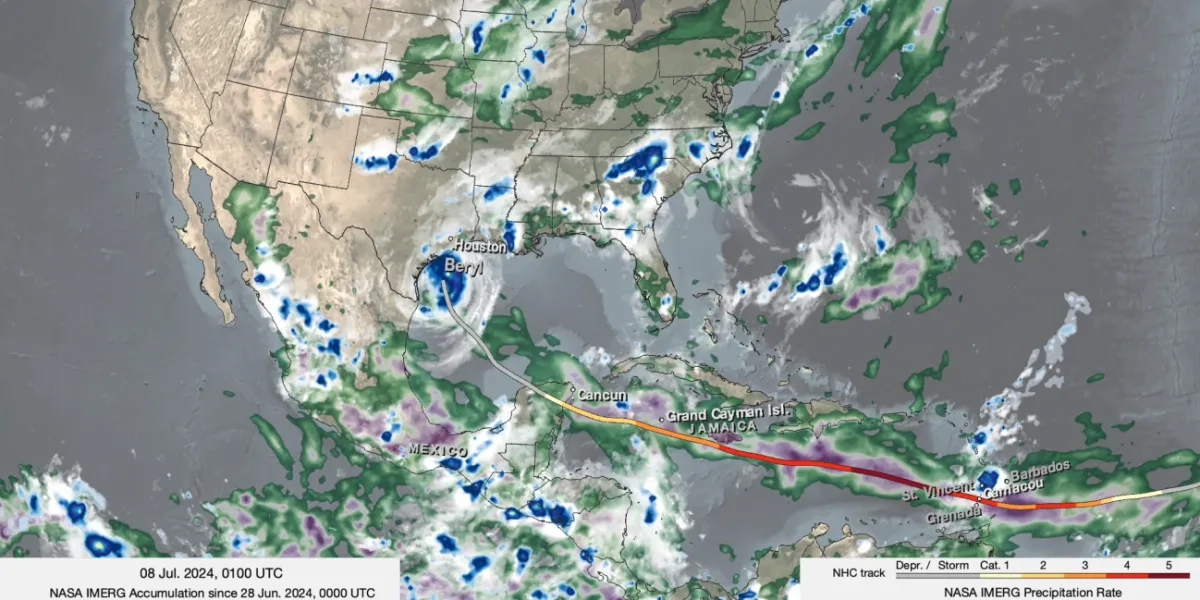 Hurricane Beryl 2024 | NASA Applied Sciences
